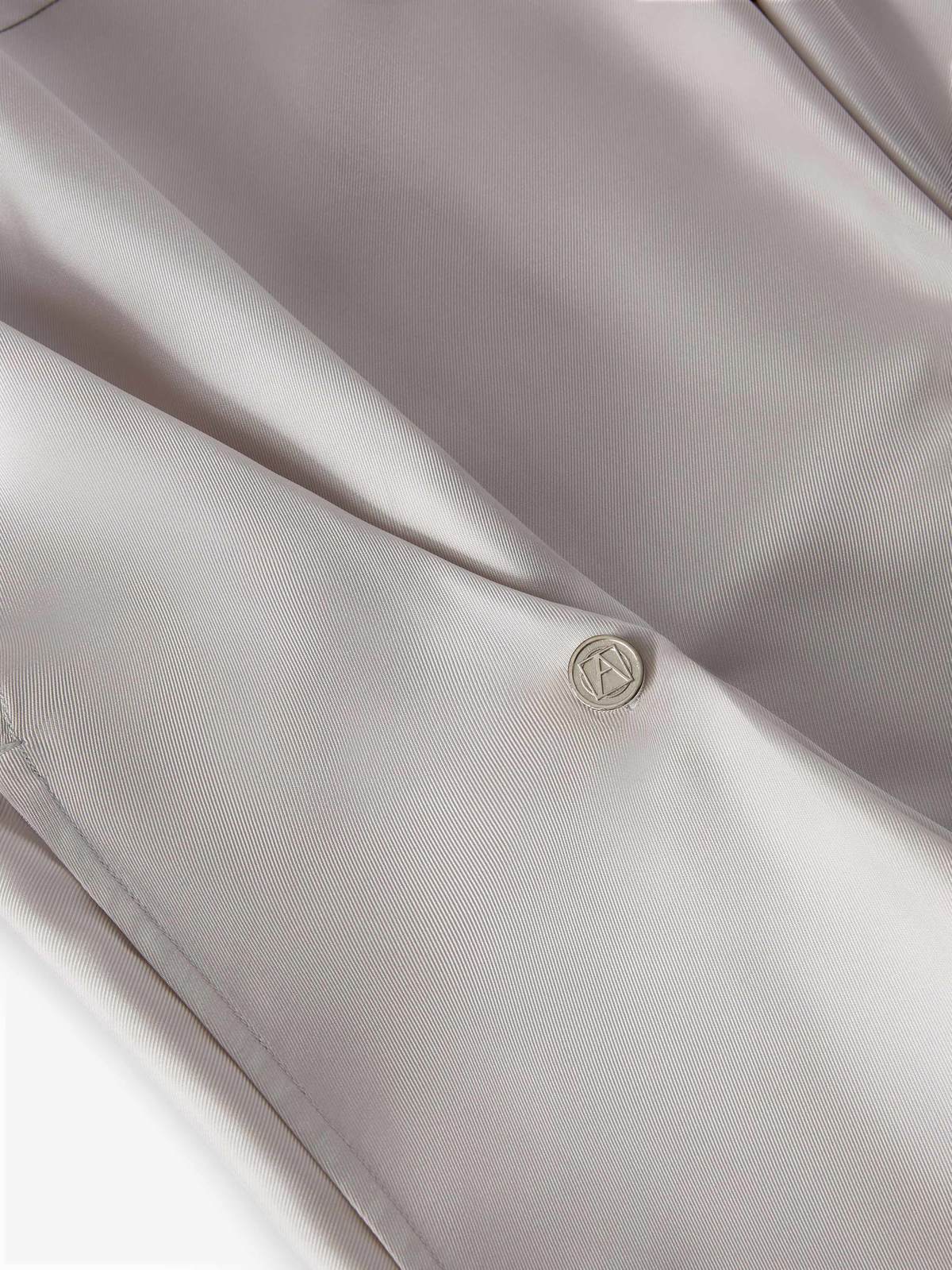 SILK-SATIN TUNIC TOP WITH | ANEST COLLECTIVE | Official Online Store
